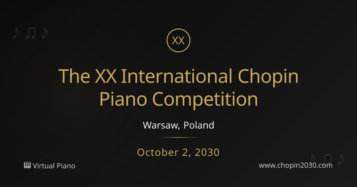 Chopin Competition History: All Winners & Laureates 1927-2025 | XX ...